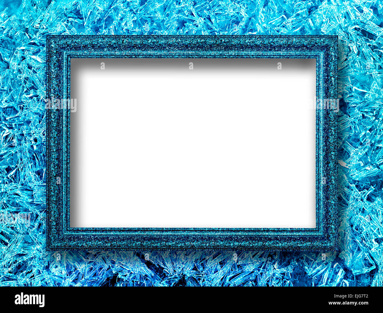 Ice border frame hi-res stock photography and images - Alamy