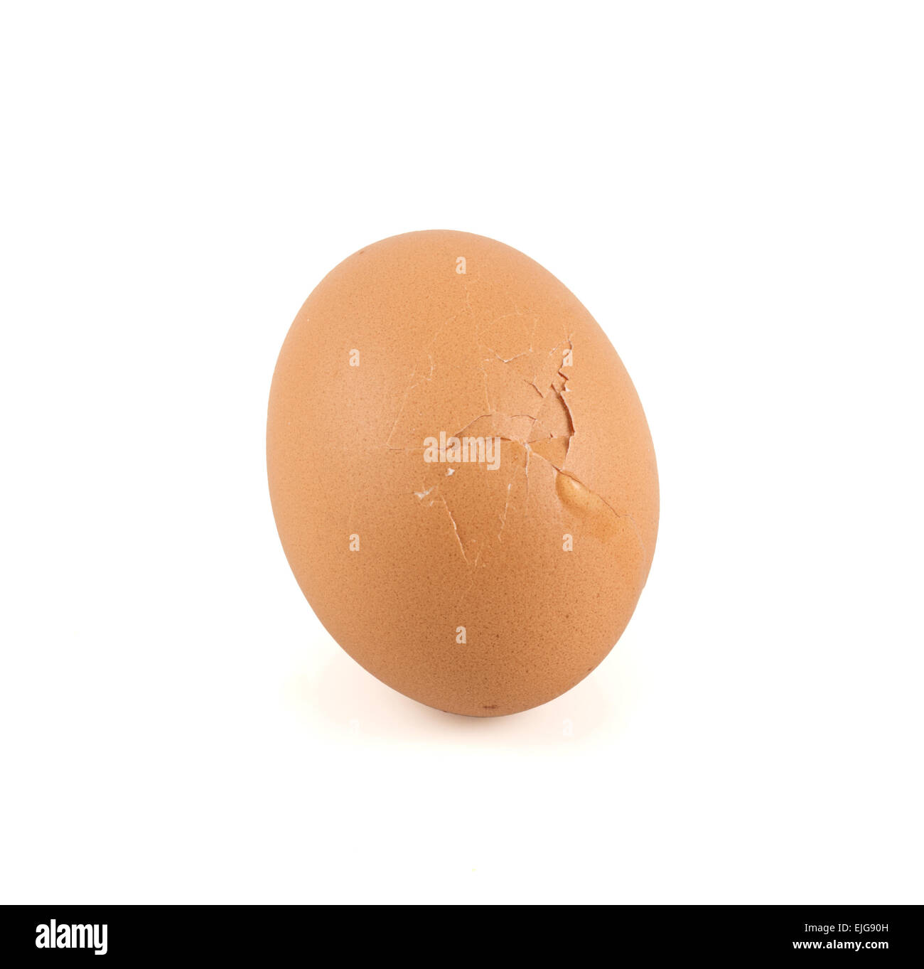 Cracked broken egg shell isolated Stock Photo - Alamy