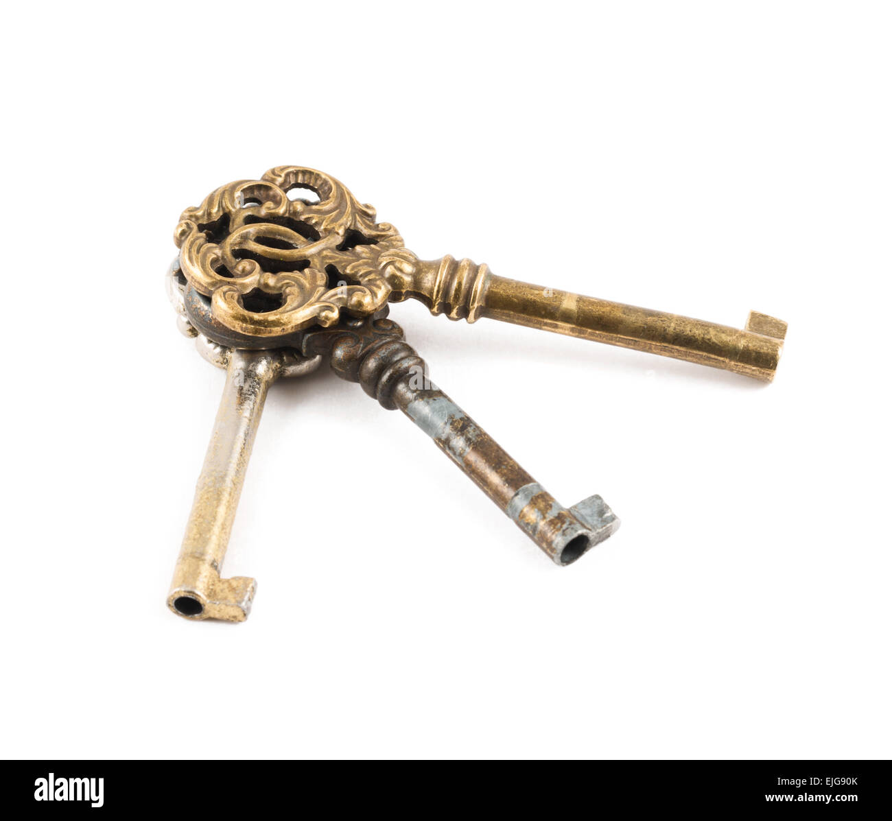 Old decorative metal keys isolated Stock Photo - Alamy Old decorative metal keys isolated Stock Photo - Alamy