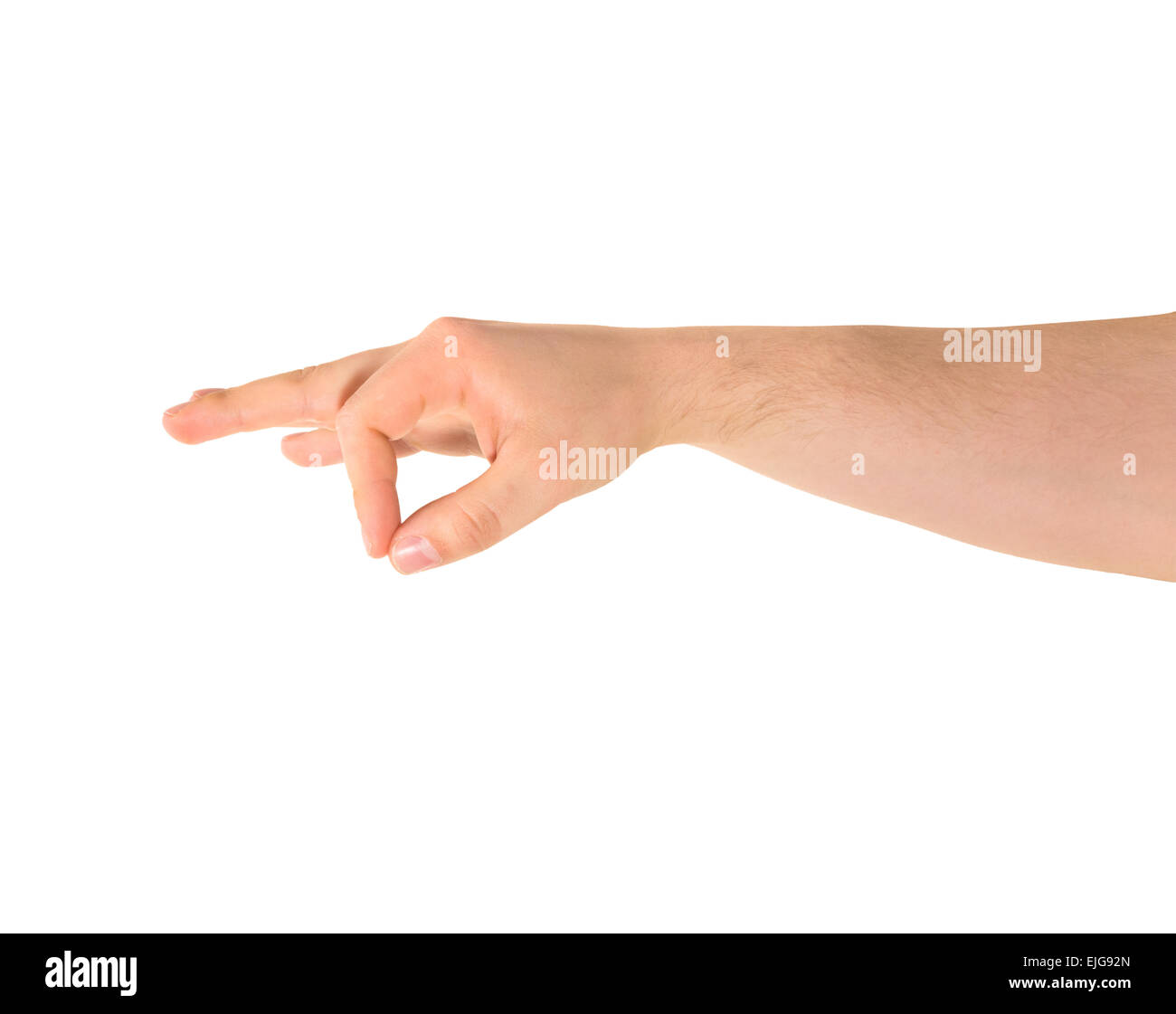Giving hand gesture isolated Stock Photo - Alamy