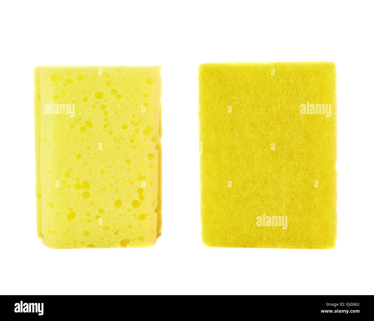 Kitchen sponge front and back view Stock Photo - Alamy