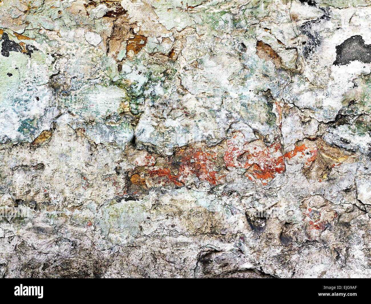 stone wall with cracks Stock Photo - Alamy