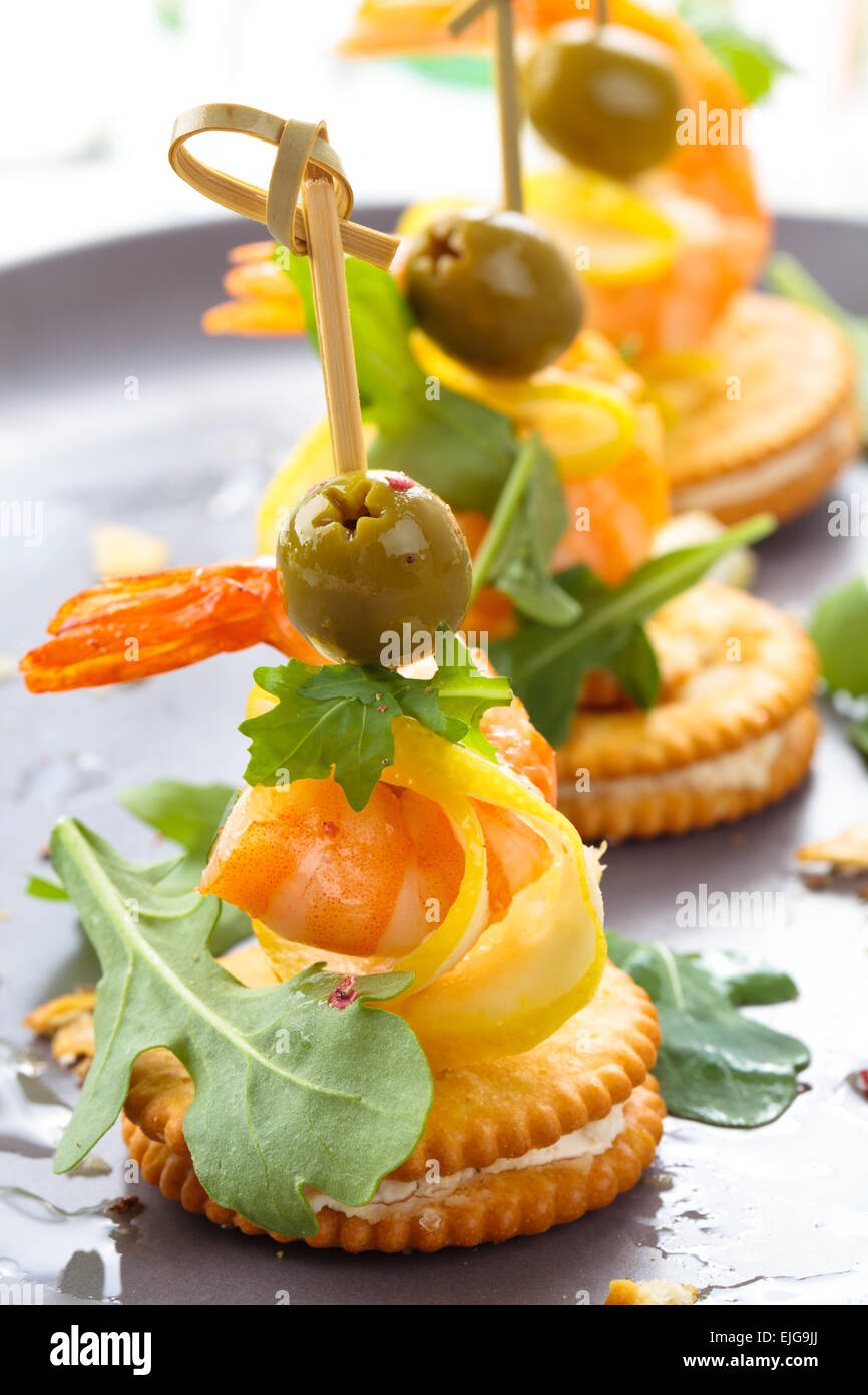 Lemon canape hi-res stock photography and images - Alamy