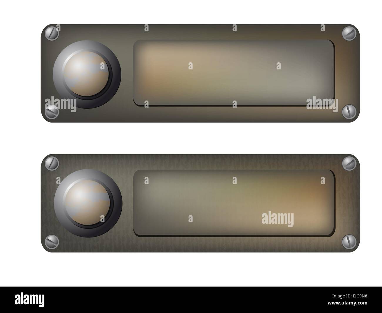 Vector illustration of the doorbells Stock Vector Image & Art - Alamy