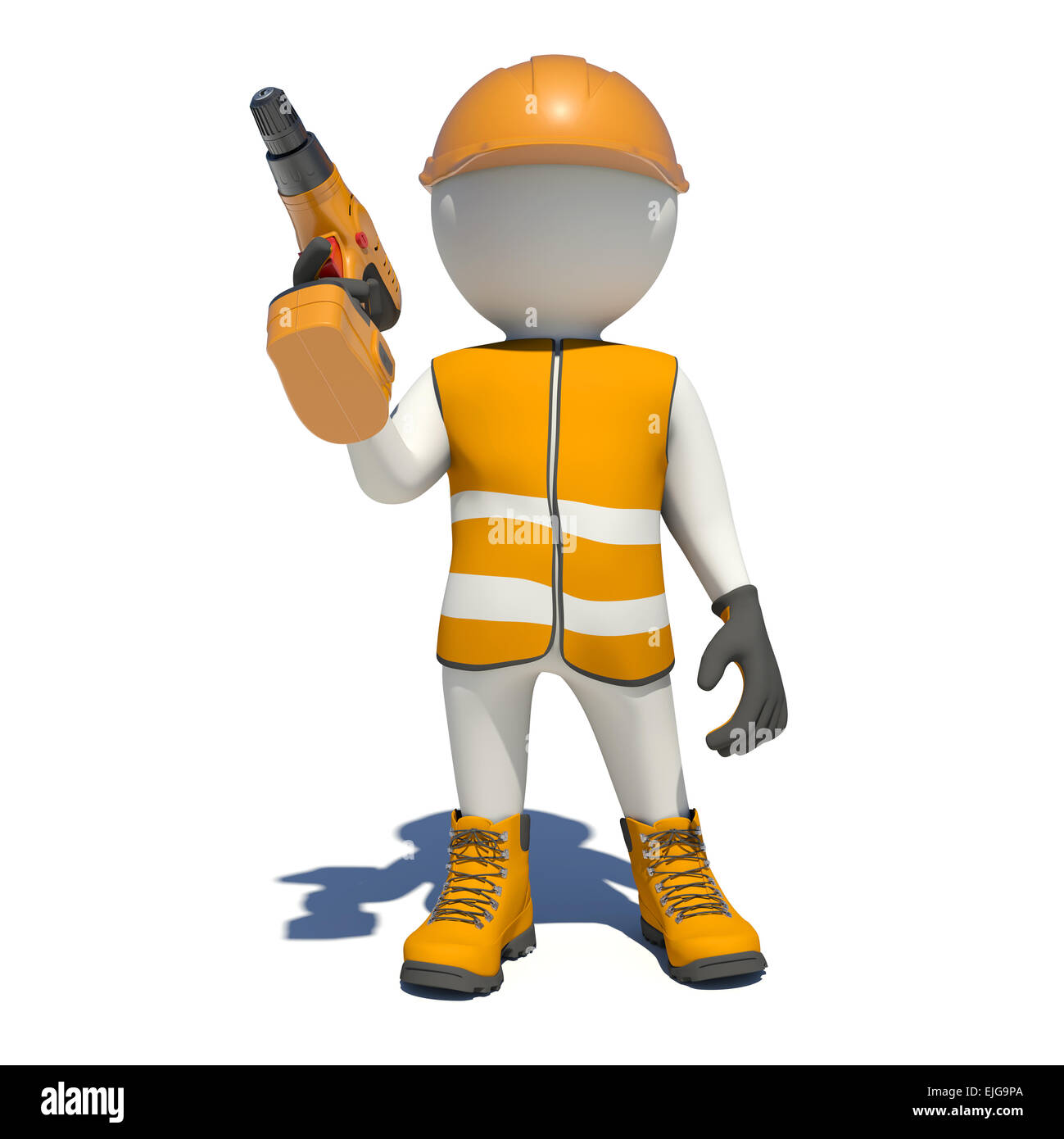 Man work clothes in Cut Out Stock Images & Pictures - Alamy