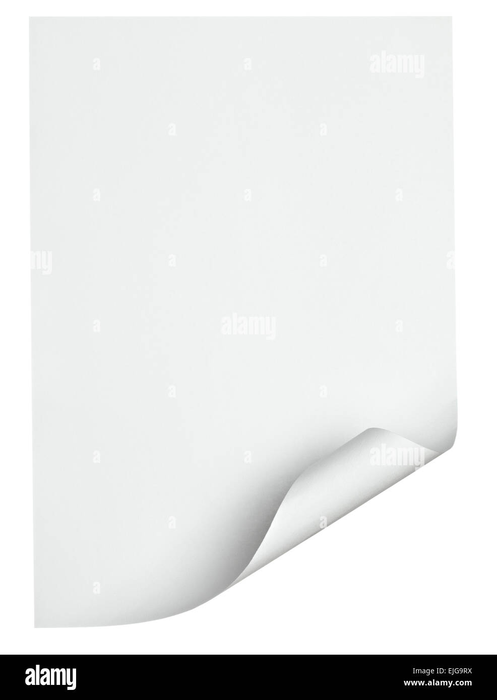 Torn corner of paper Cut Out Stock Images & Pictures - Alamy