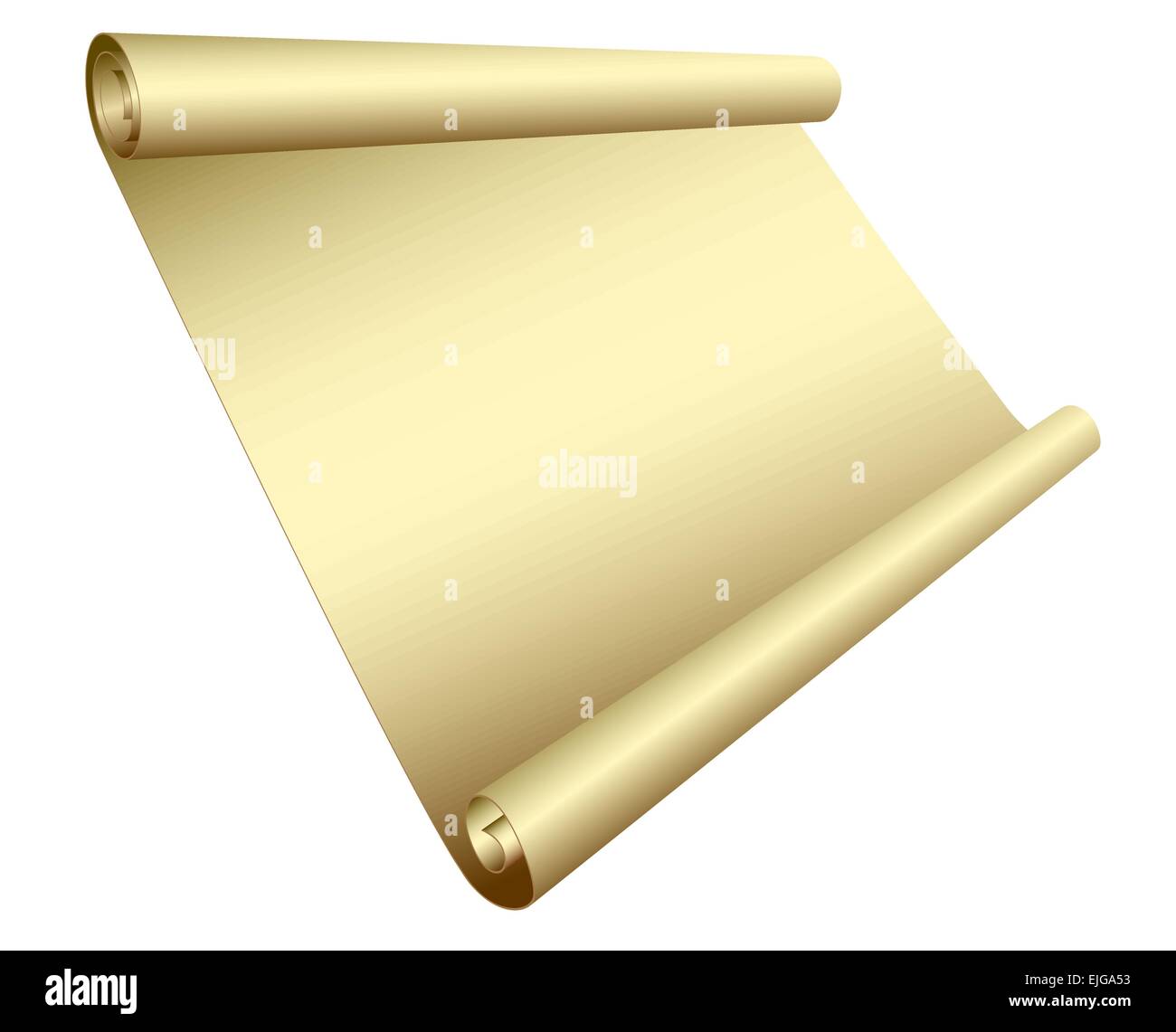 Image of the antique scroll - old parchment - vector Stock Vector Image ...