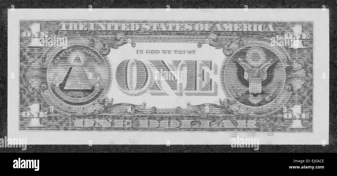 Illustrations banknote 1 dollar usa hi-res stock photography and images ...