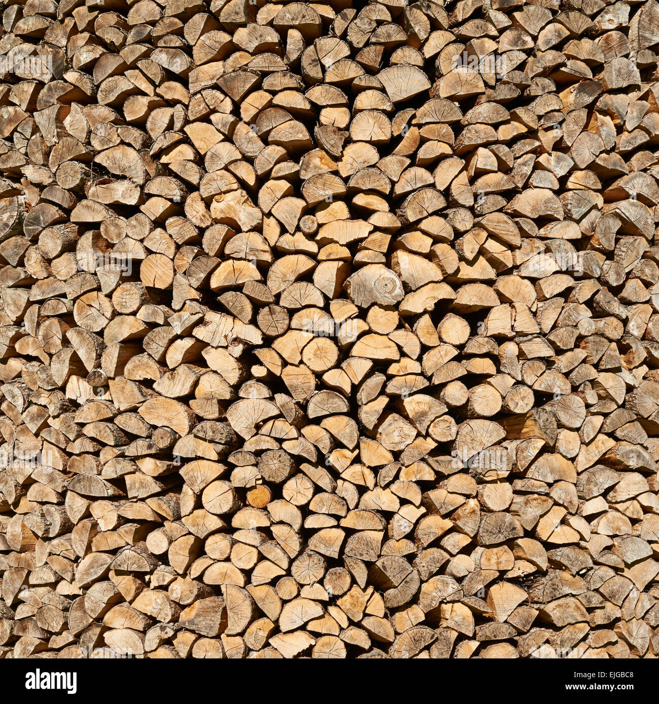 Wooden logs cut composition Stock Photo - Alamy