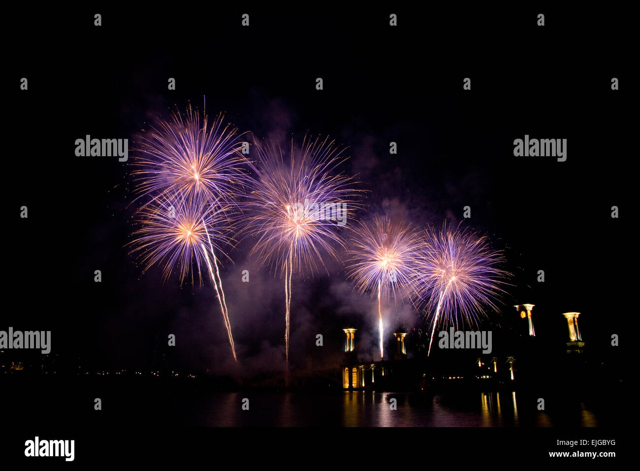 Malaysia international fireworks competition hi-res stock photography ...