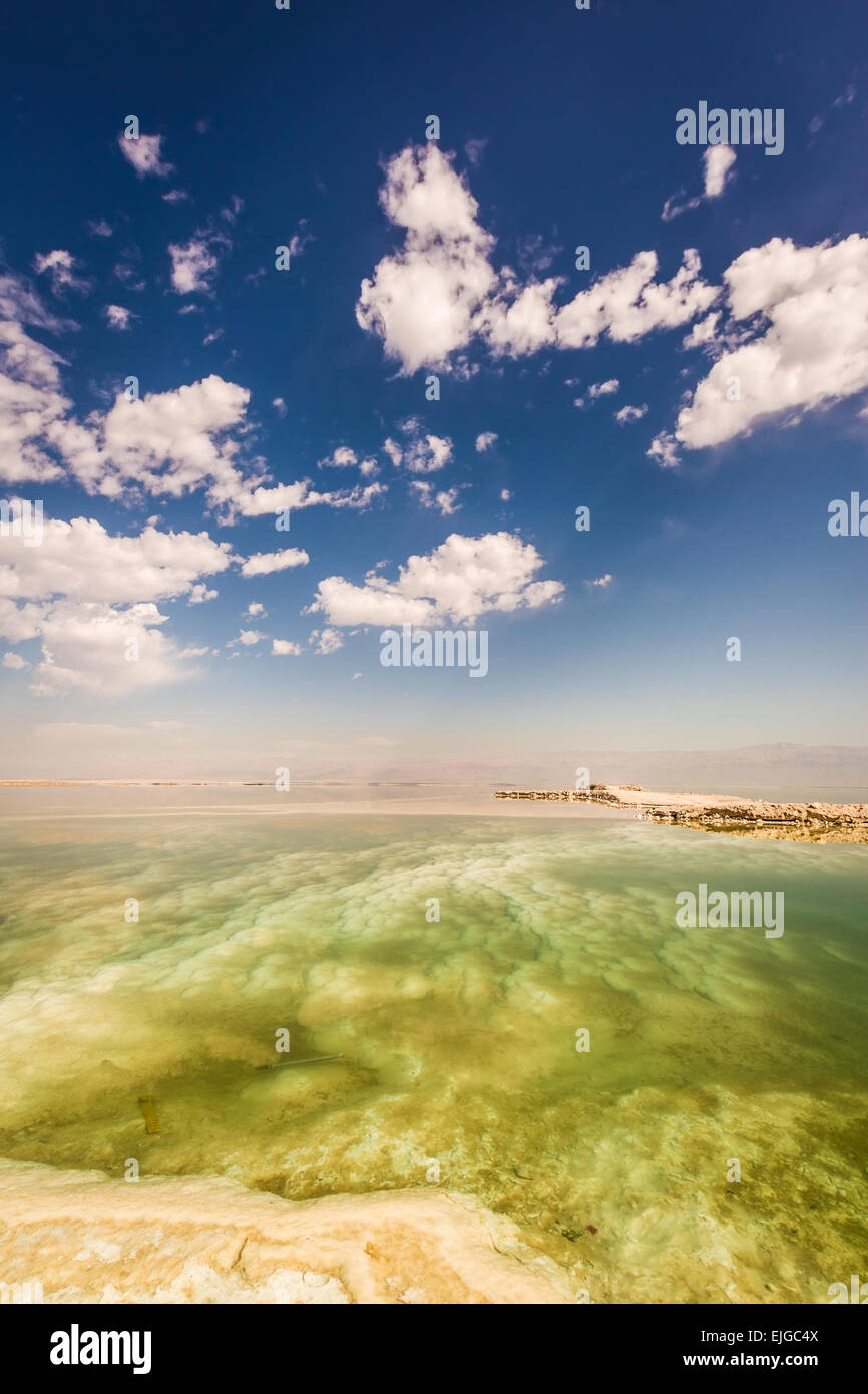 Dead Sea landscape in summer sunny day Stock Photo - Alamy