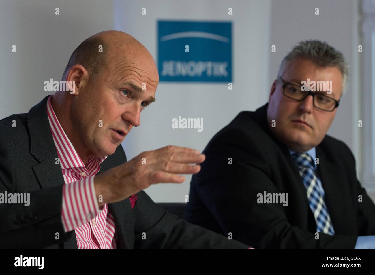 Jena, Germany. 26th Mar, 2015. Chief Financial Officer of Jenoptik AG ...