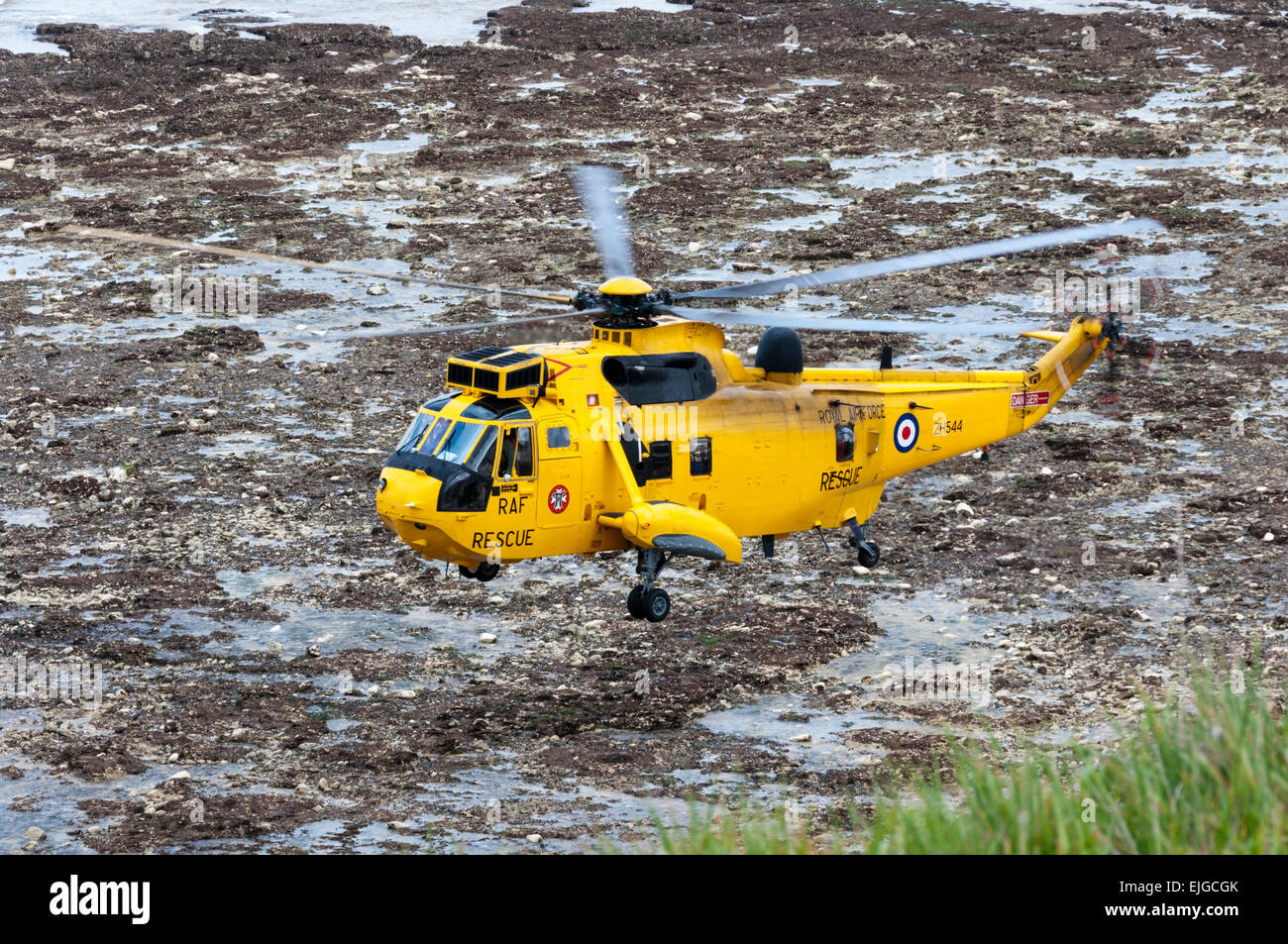Yellow Rescue Helicopter