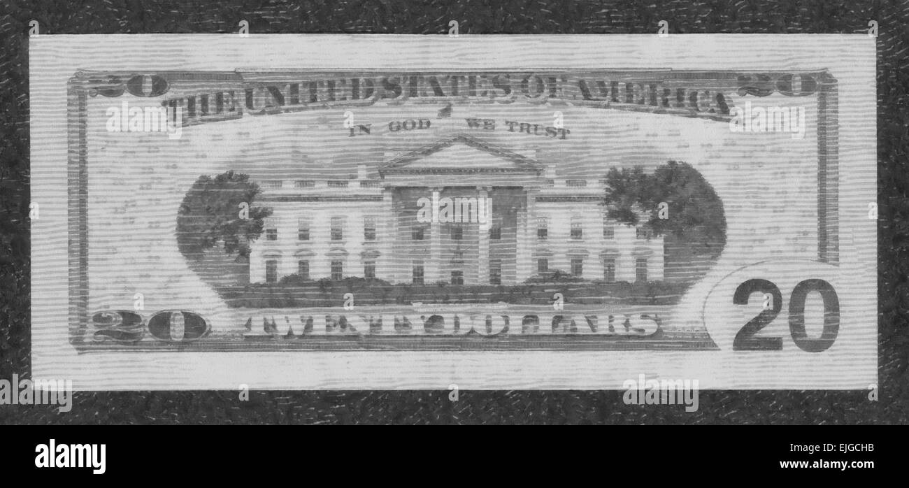20 dollar bill old Black and White Stock Photos & Images - Alamy