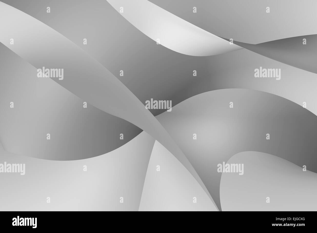 3d render abstract background with smooth curves and gradient Stock ...