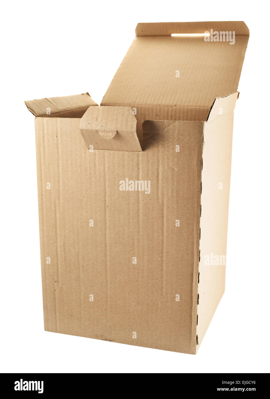 Cardboard box package isolated Stock Photo - Alamy