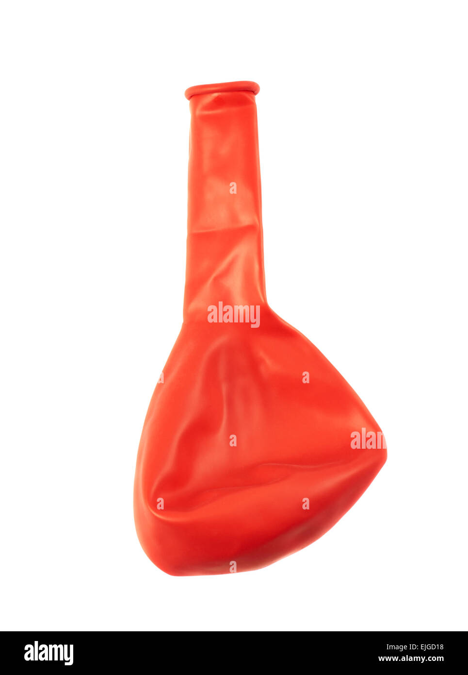 Not inflated balloon isolated Stock Photo - Alamy
