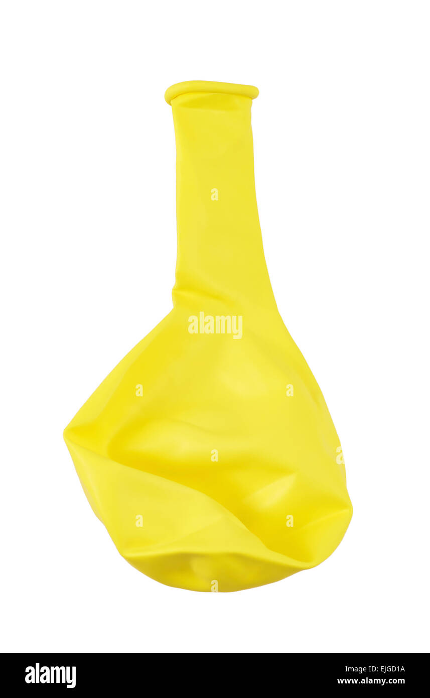 Not inflated balloon isolated Stock Photo - Alamy