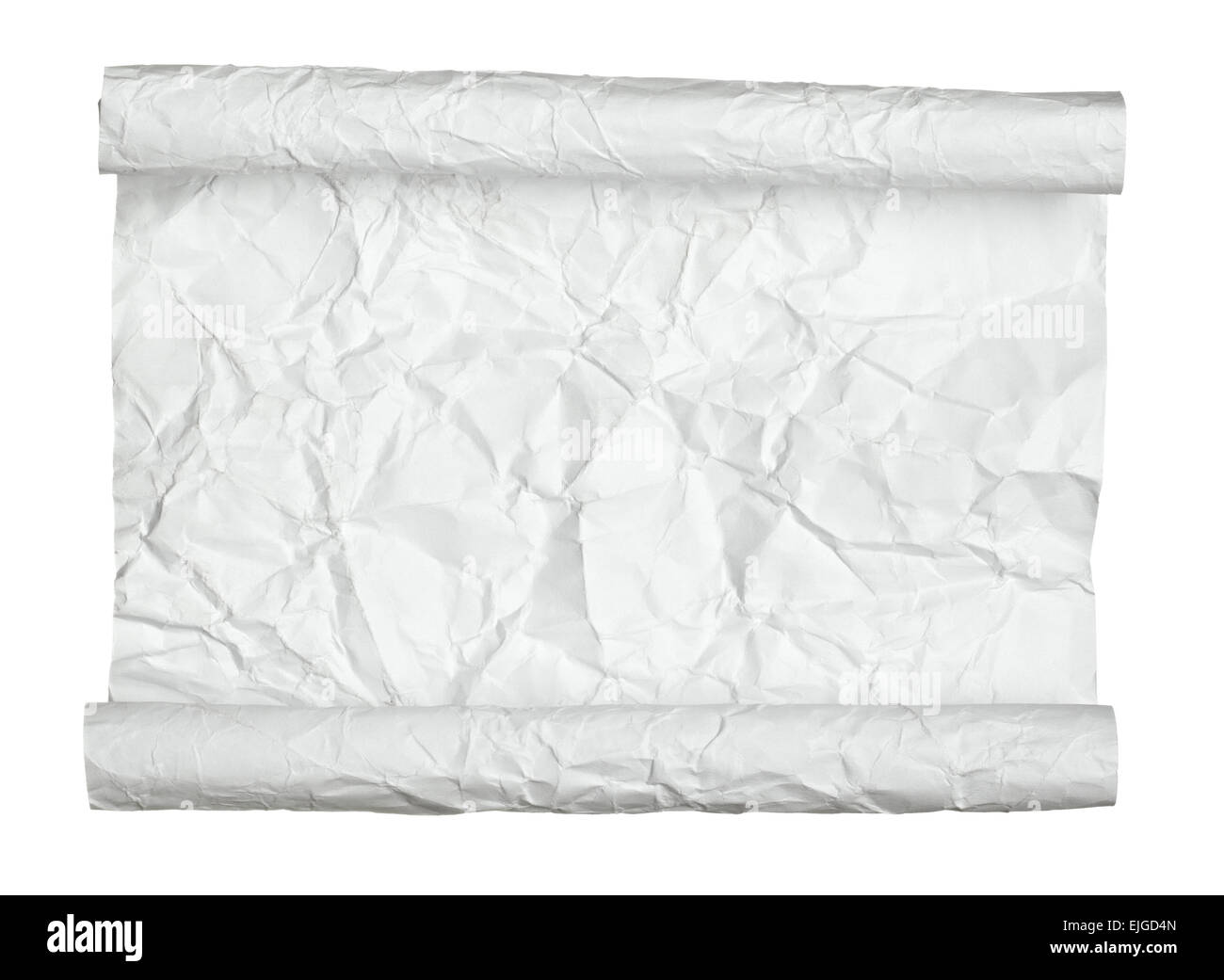 Blank roll fold paper hi-res stock photography and images - Alamy