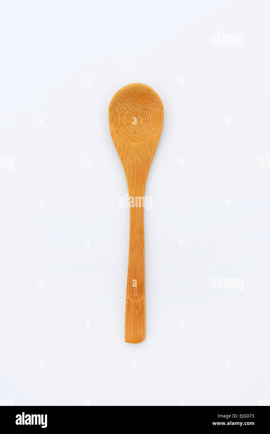 Small flat rustic wooden spoon Stock Photo - Alamy