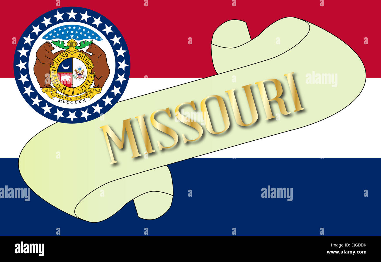 State of missouri flag hi-res stock photography and images - Alamy