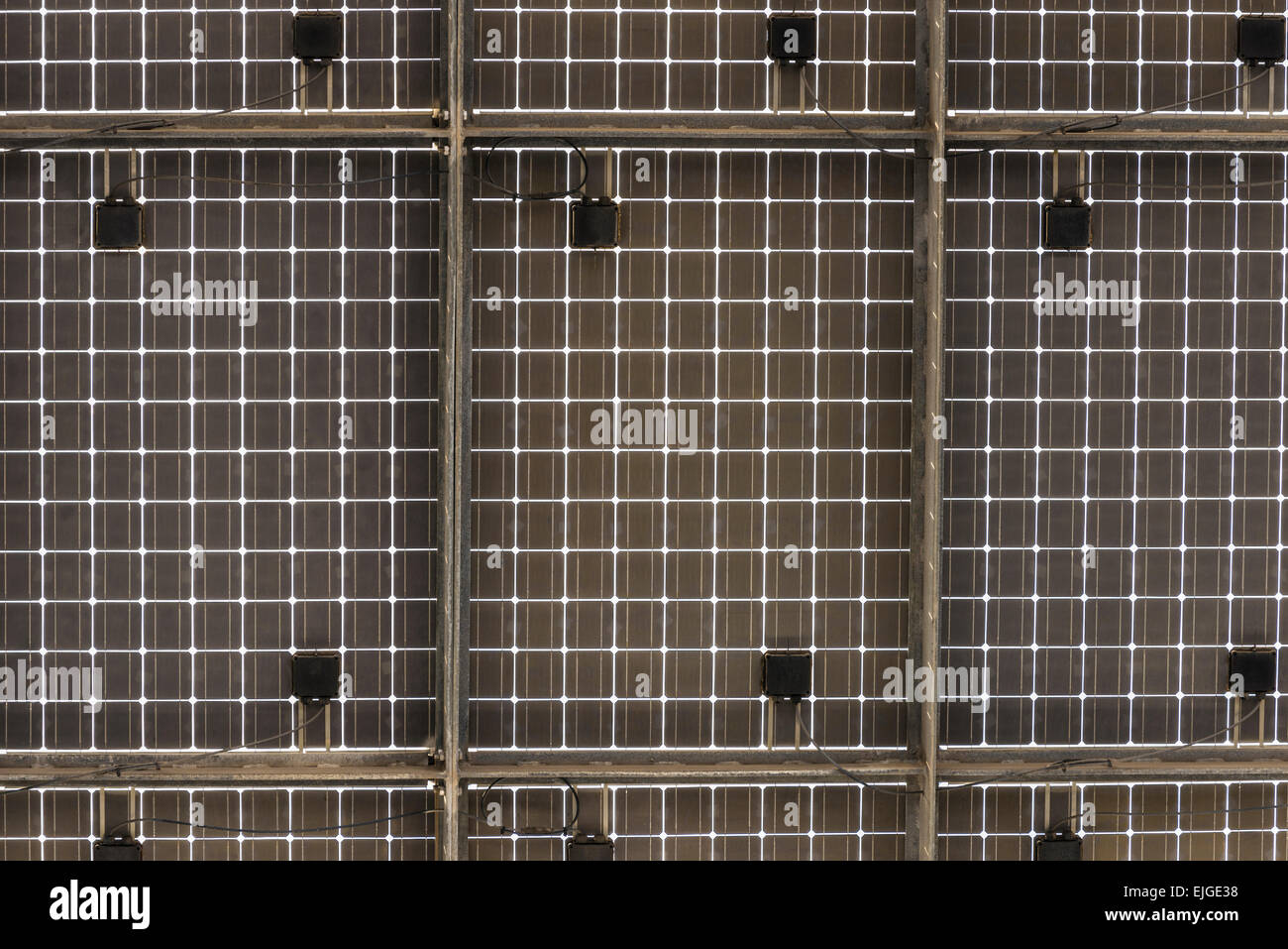 Detail of photovoltaic solar panel Stock Photo - Alamy