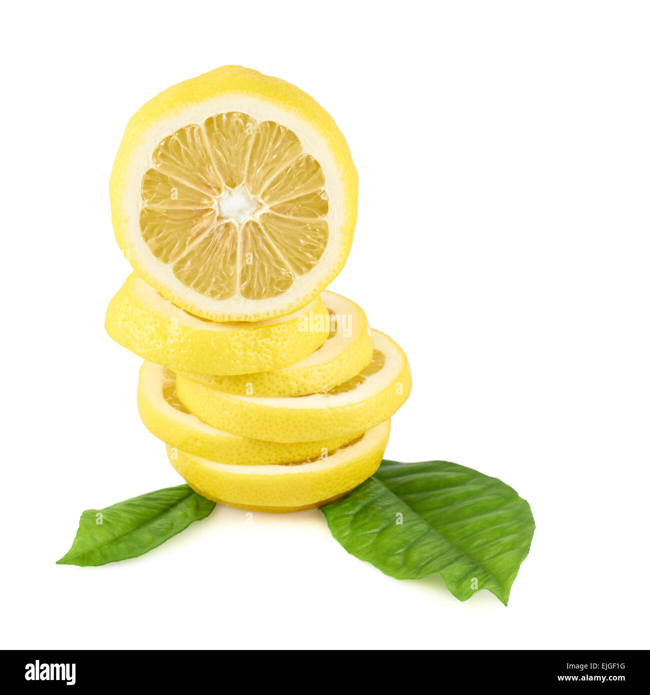 Lemon slices color hi-res stock photography and images - Alamy