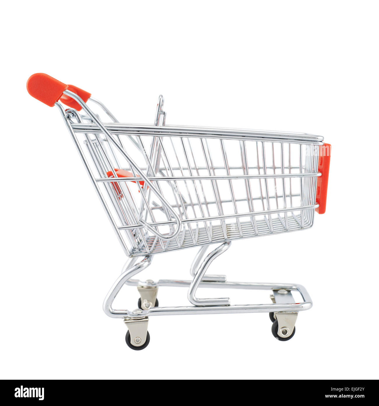 Small shopping cart isolated Stock Photo - Alamy