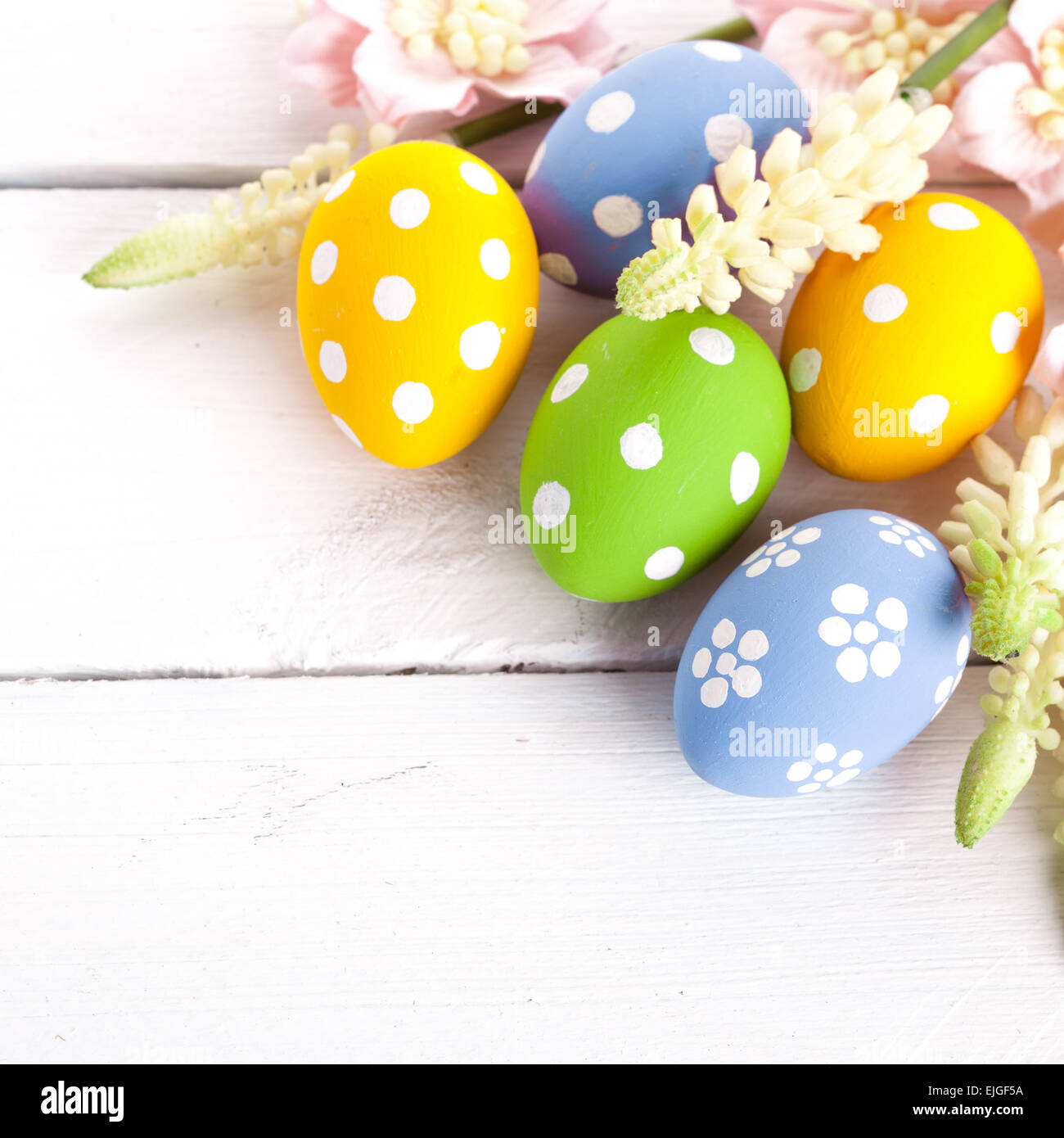 Colorful Easter Eggs Stock Photo - Alamy