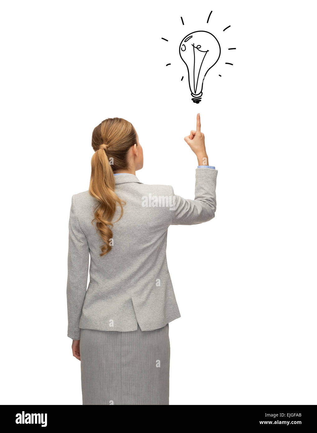New Teacher From Behind View