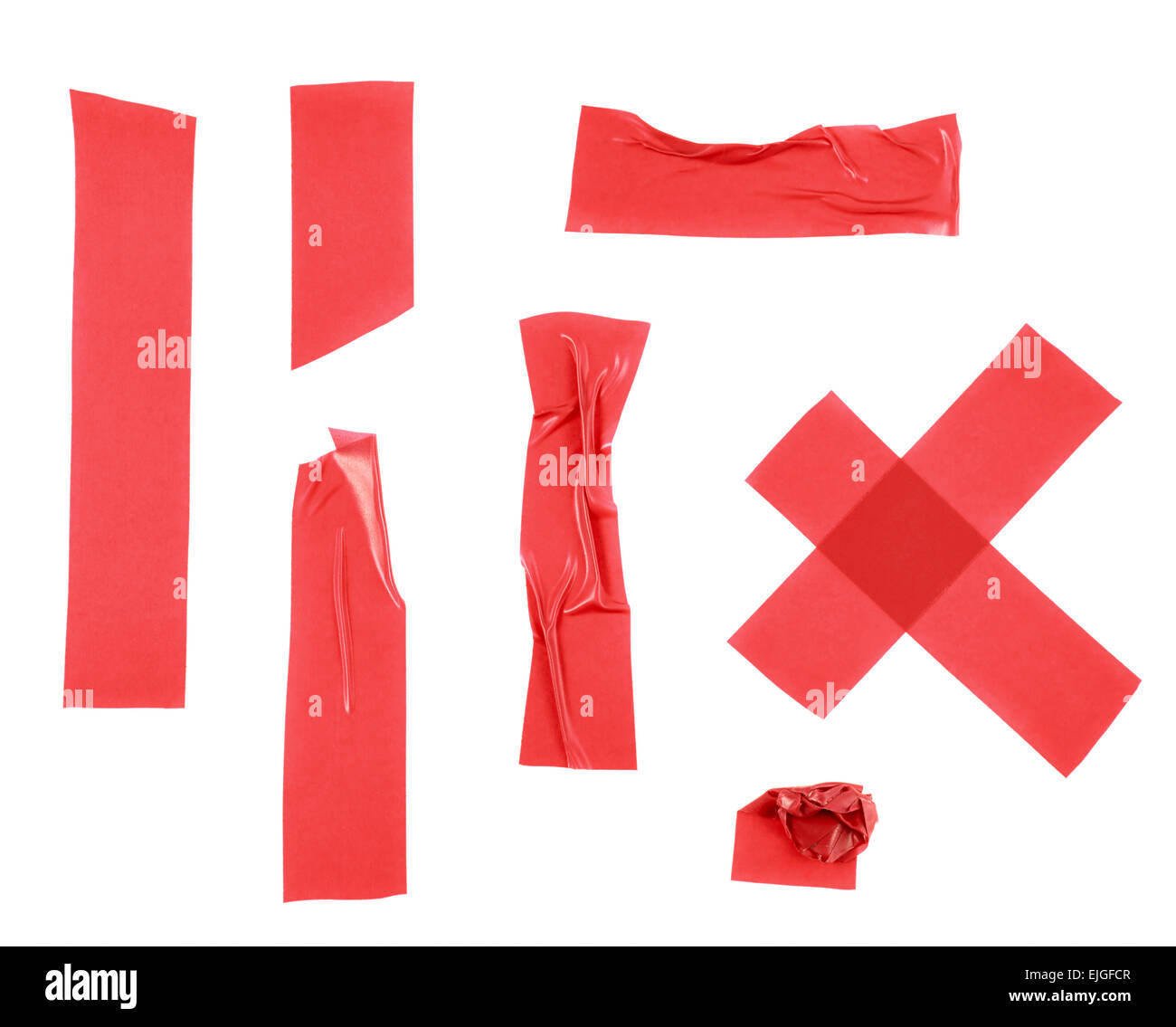 Old sticky tape pieces Cut Out Stock Images & Pictures - Alamy