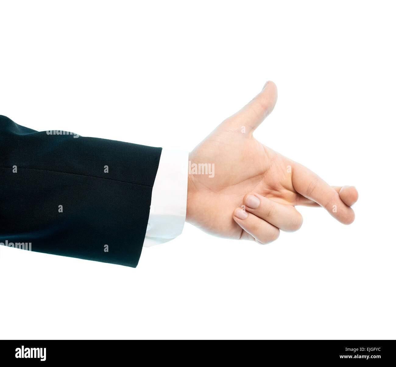 Caucasian male hand composition isolated Stock Photo - Alamy