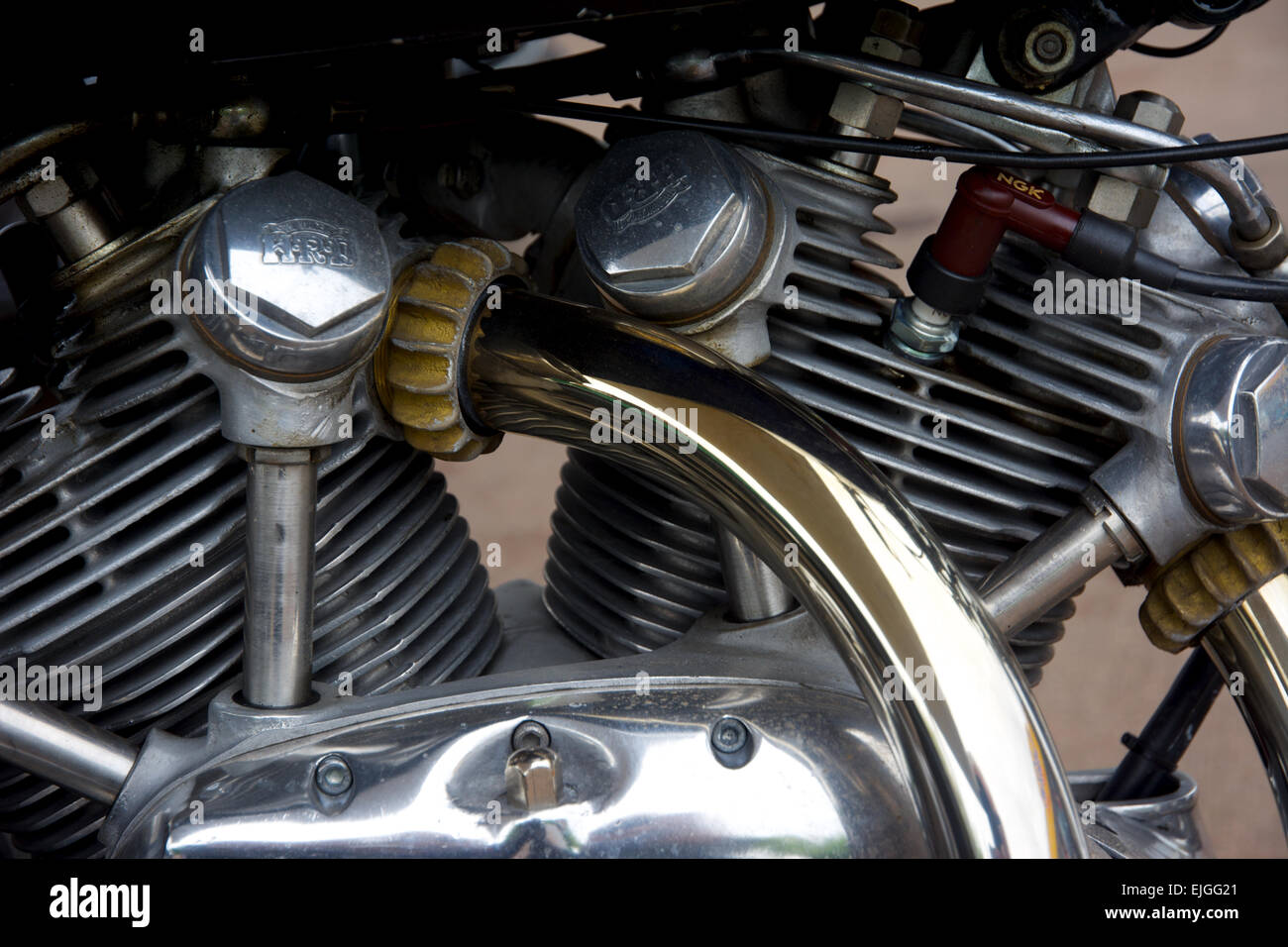 Motorcycle engine fins hi-res stock photography and images - Alamy