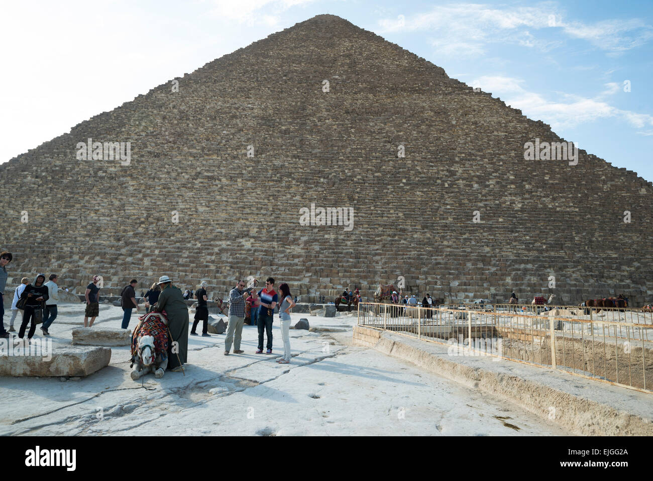 The Great Pyramid of Giza (Pyramid of Khufu or the Pyramid of Cheops ...
