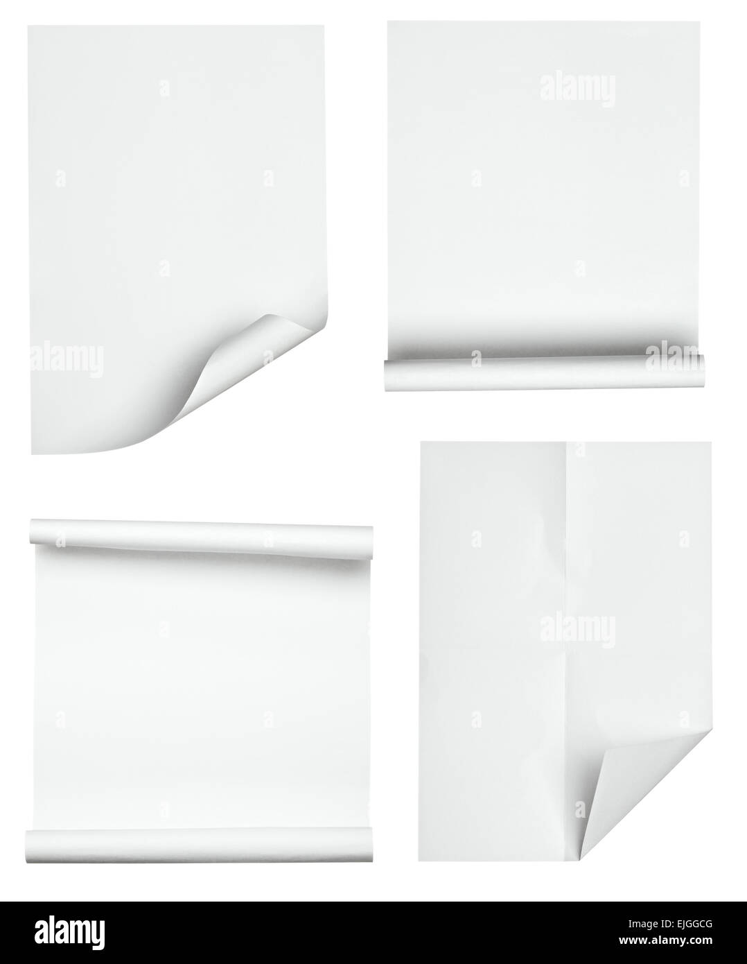 Parchment paper curled corner hi-res stock photography and images - Alamy