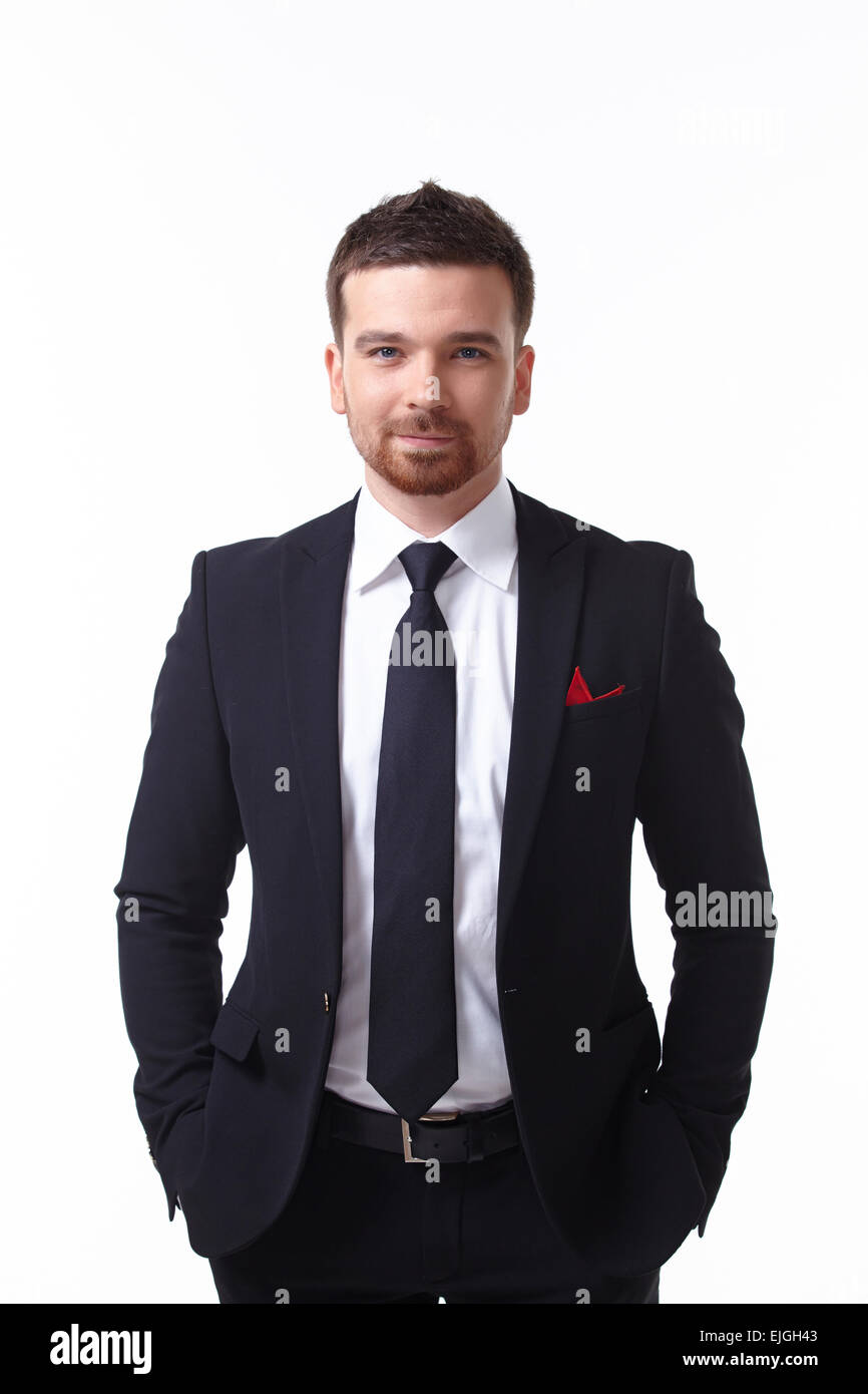 businessman in a suit Stock Photo - Alamy