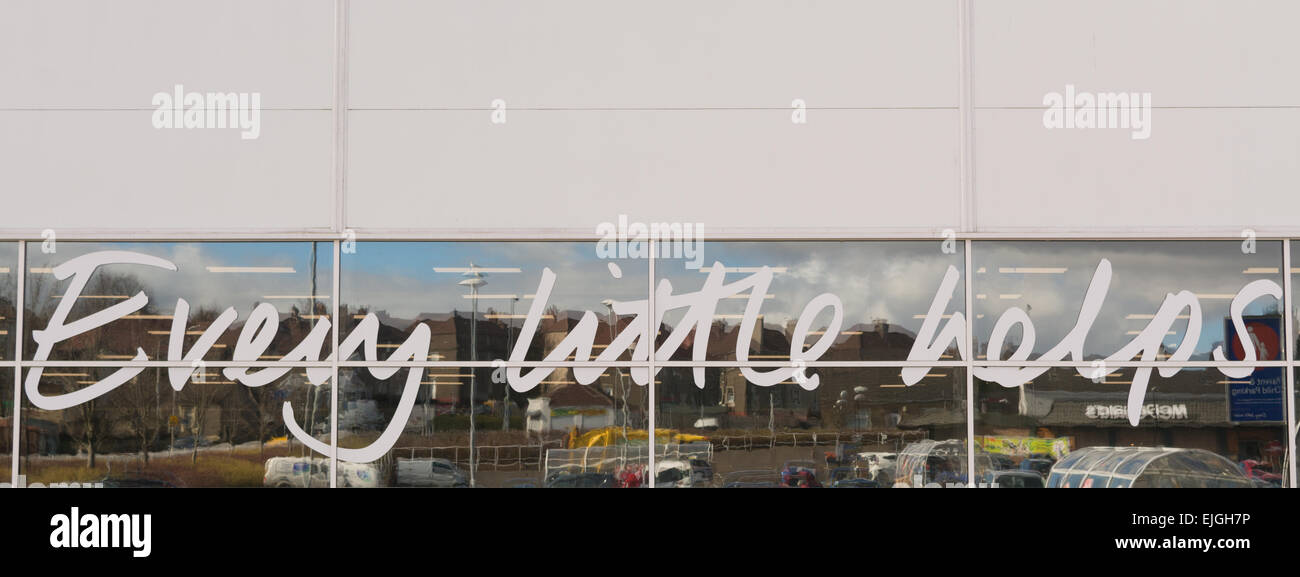 Tesco every little helps hi-res stock photography and images - Alamy