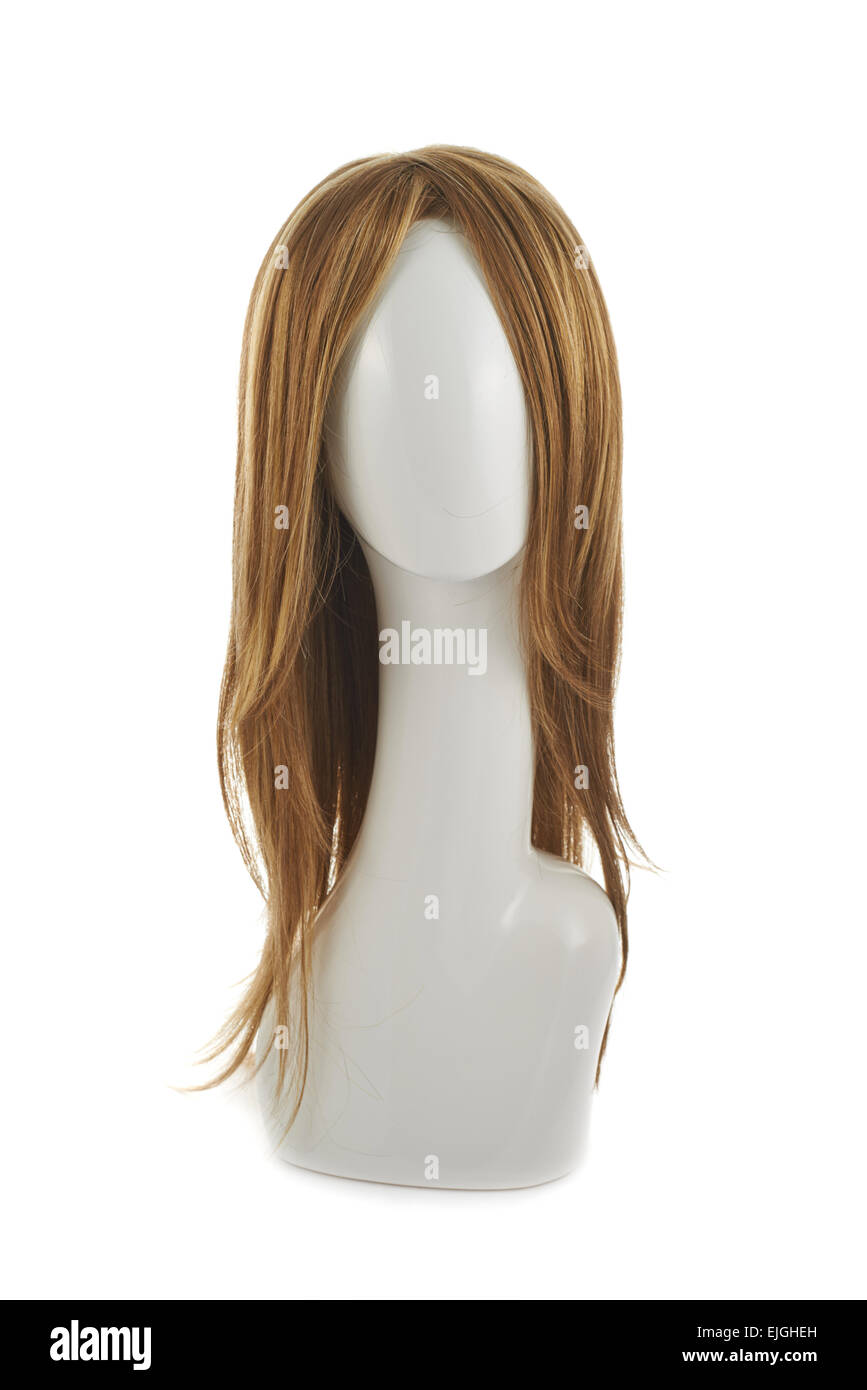 Hair wig over the mannequin head Stock Photo - Alamy