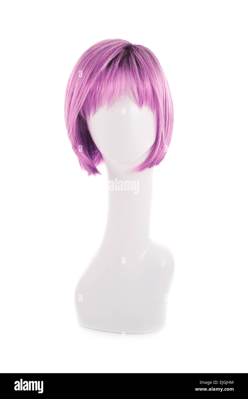 Hair wig over the mannequin head Stock Photo - Alamy