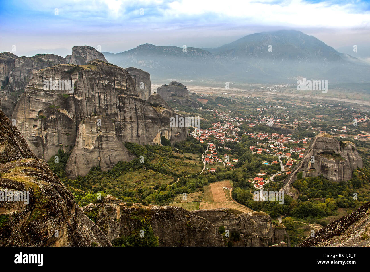 Greece Kalambaka Meteora Great Meteora Stock Photo - Alamy