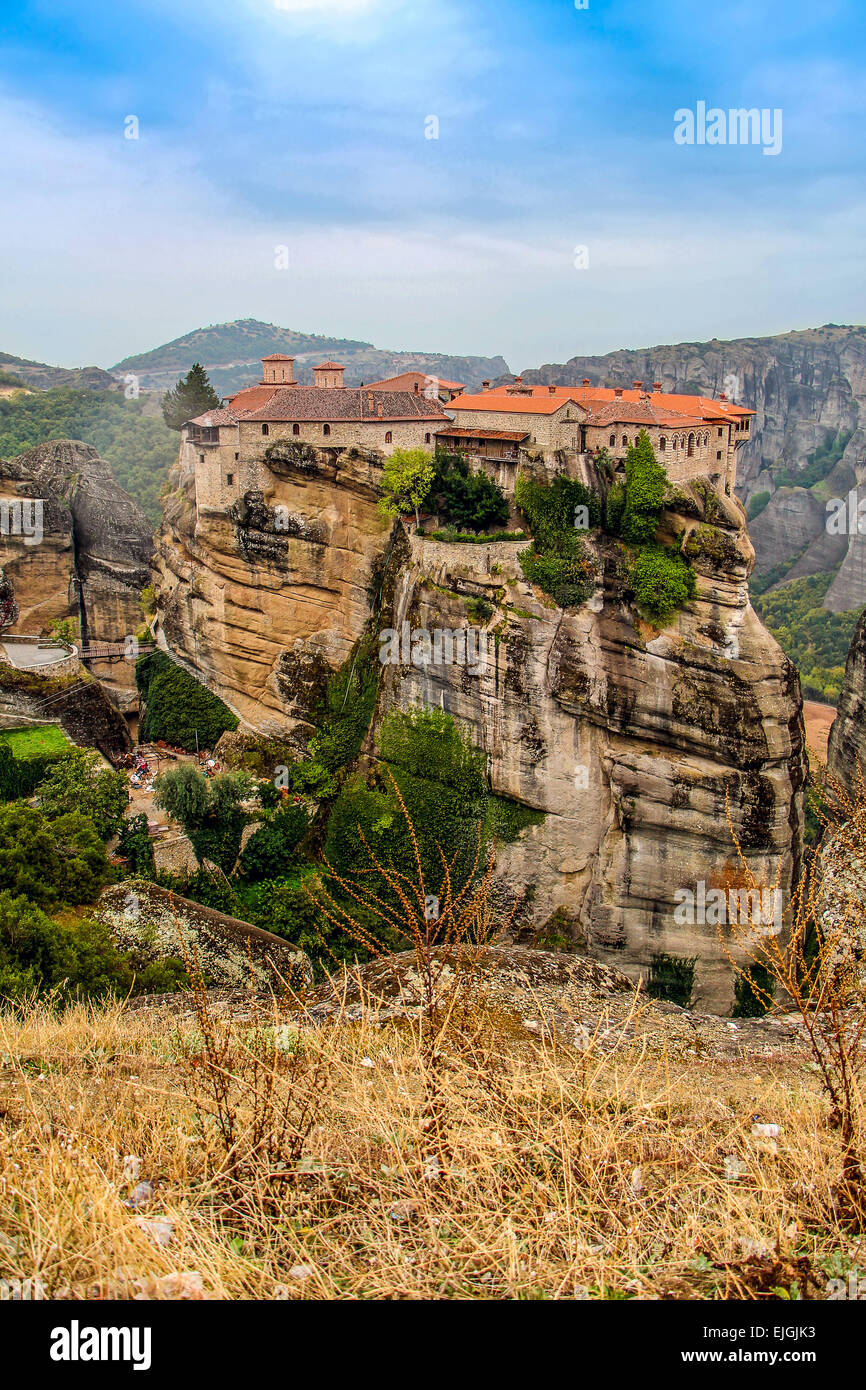 Greece Kalambaka Meteora Varlaam Stock Photo - Alamy