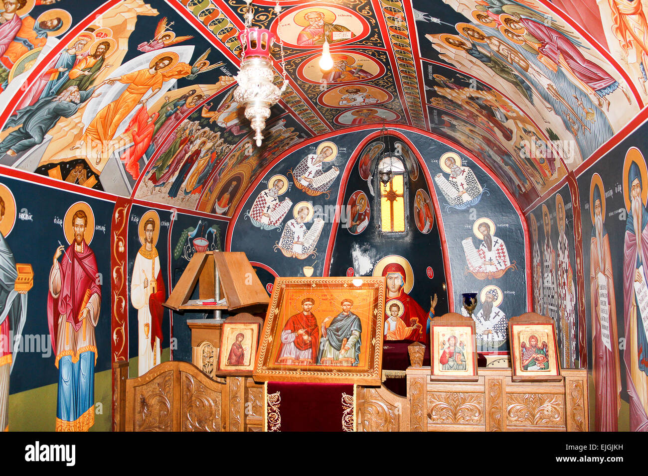 Greece Kalambaka Meteora Varlaam Monastery Stock Photo - Alamy