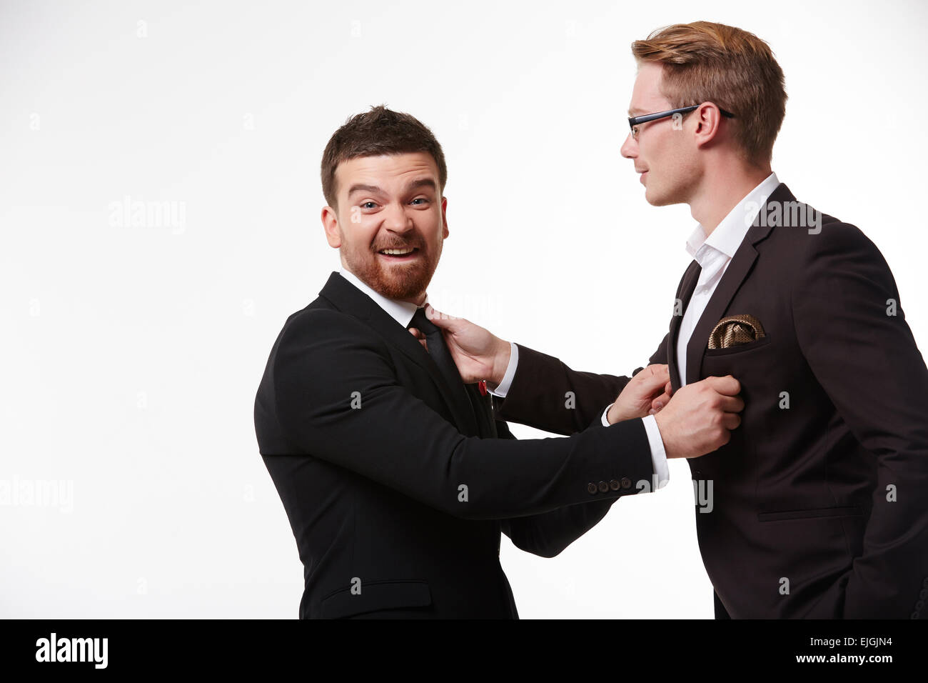 two businessmen arguing Stock Photo - Alamy