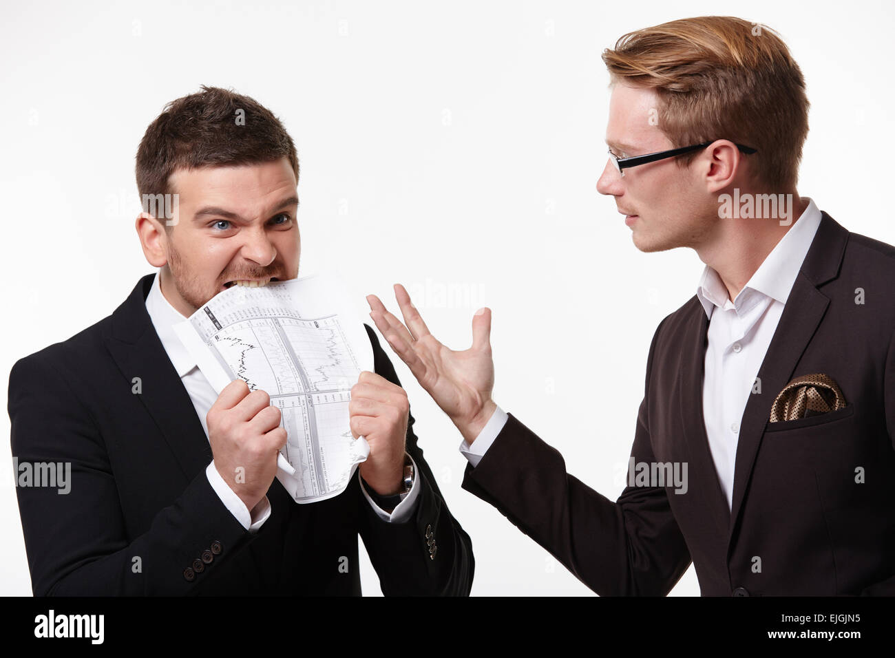 two businessmen arguing Stock Photo - Alamy