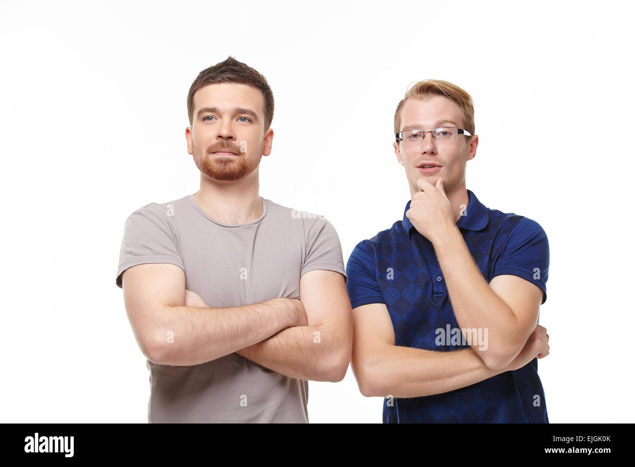 Two men young Cut Out Stock Images & Pictures - Alamy