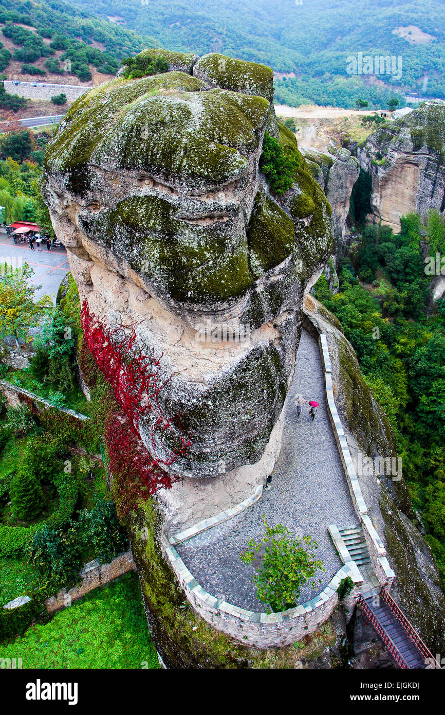 Greece Kalambaka Meteora Varlaam Monastery Stock Photo - Alamy