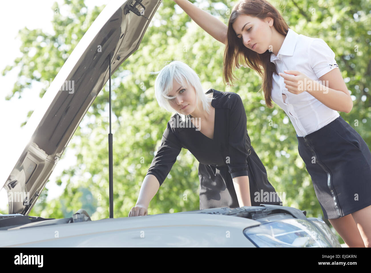 car broke down Stock Photo - Alamy