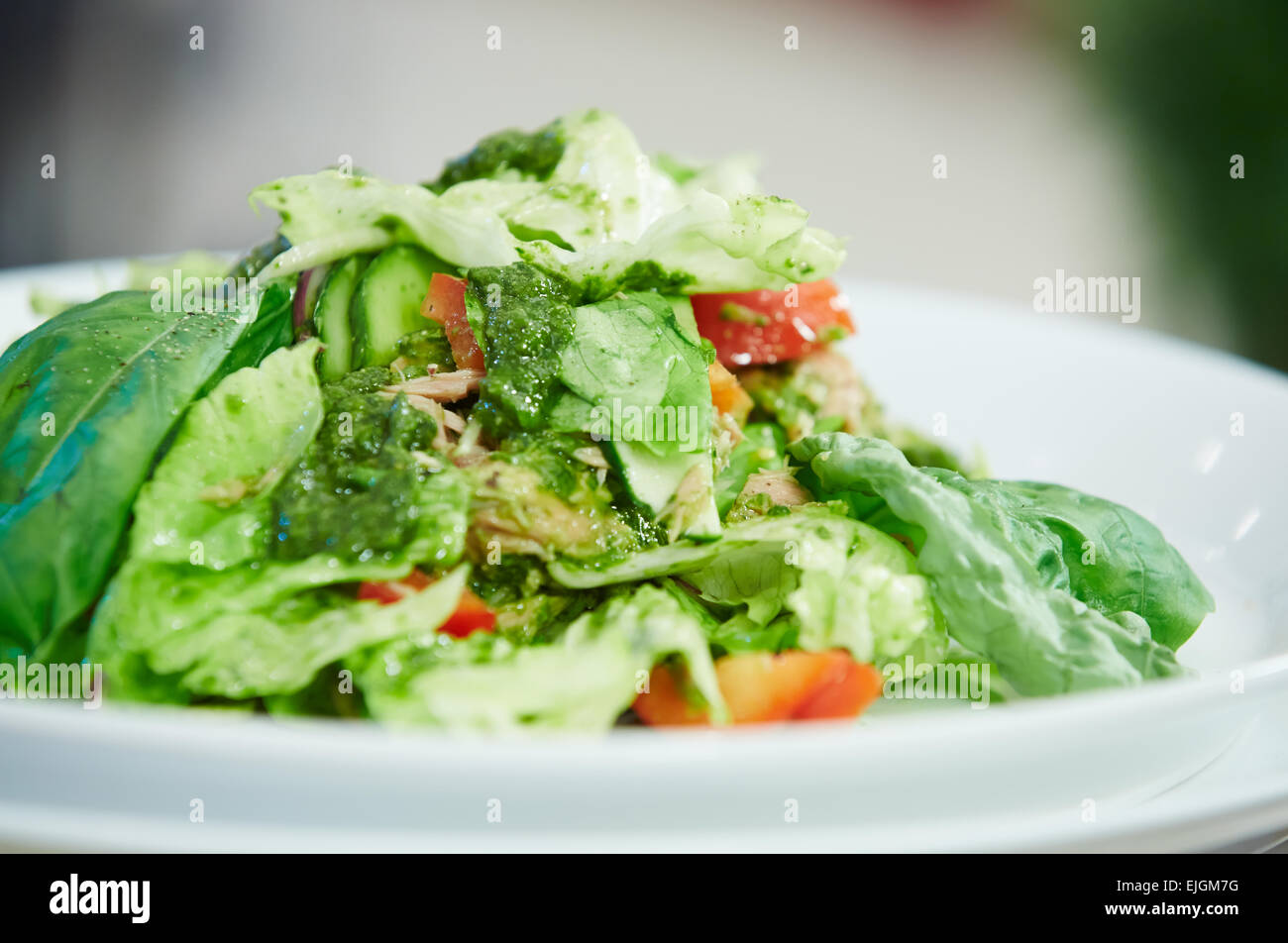 vegetable salad on a plate Stock Photo - Alamy