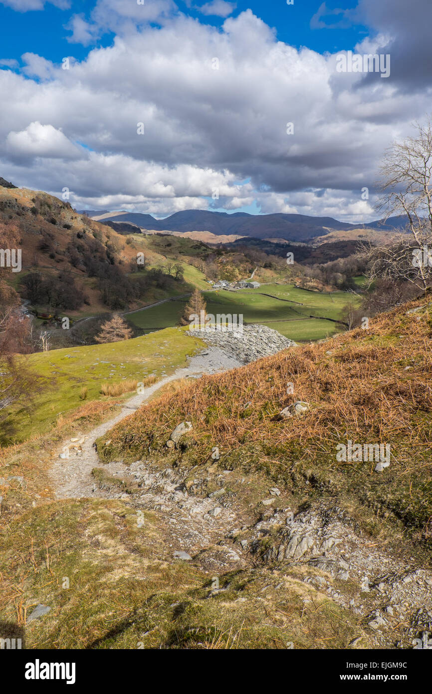 Cumbrian landscape England Stock Photo - Alamy