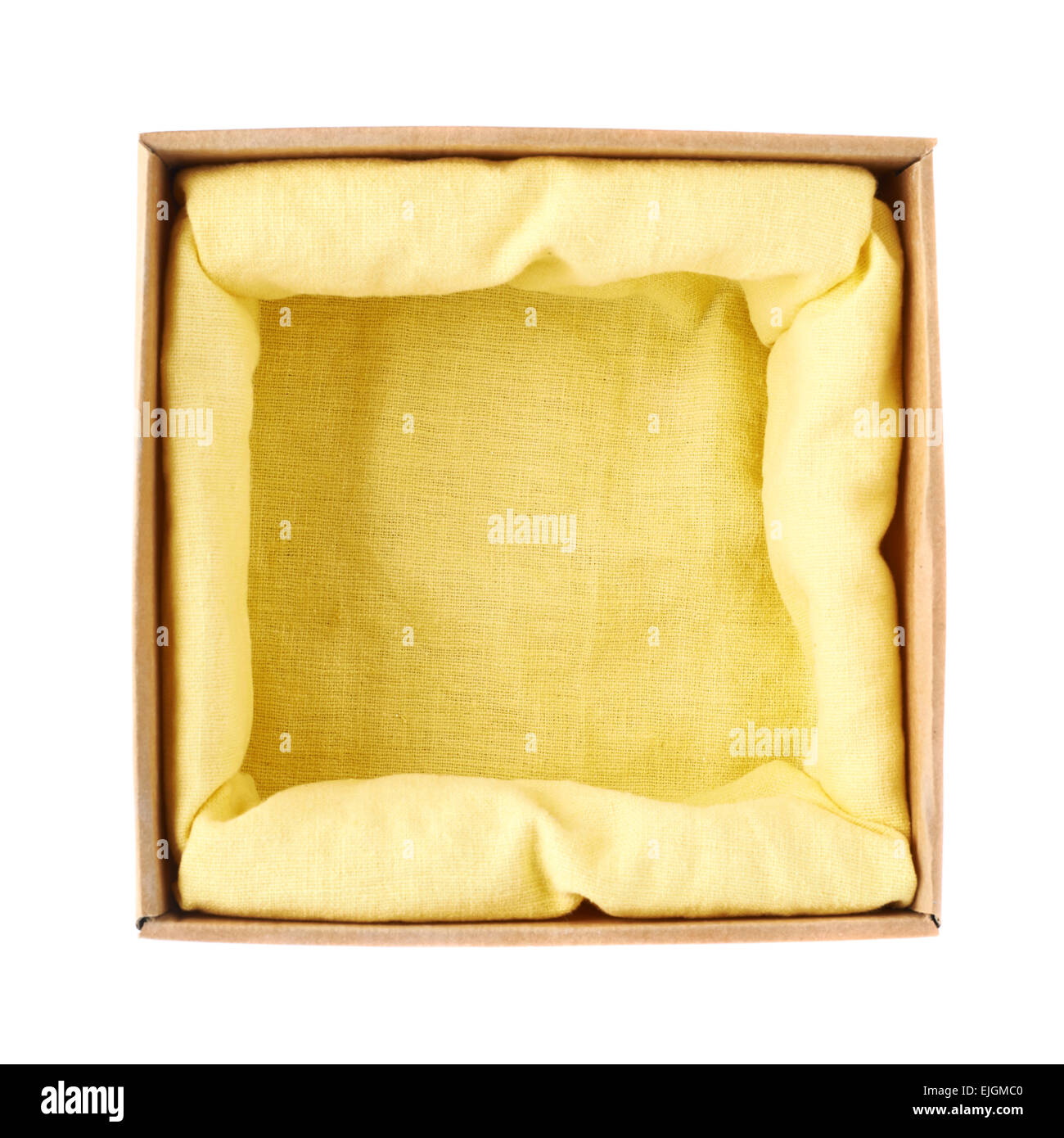 Opened cardboard box isolated Stock Photo - Alamy